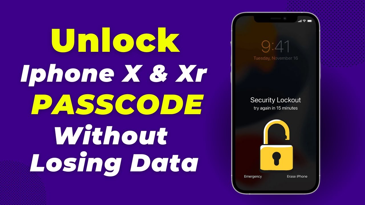 Unlock Iphone X & Xr Screen Passcode Without Losing Data Without Pc ...