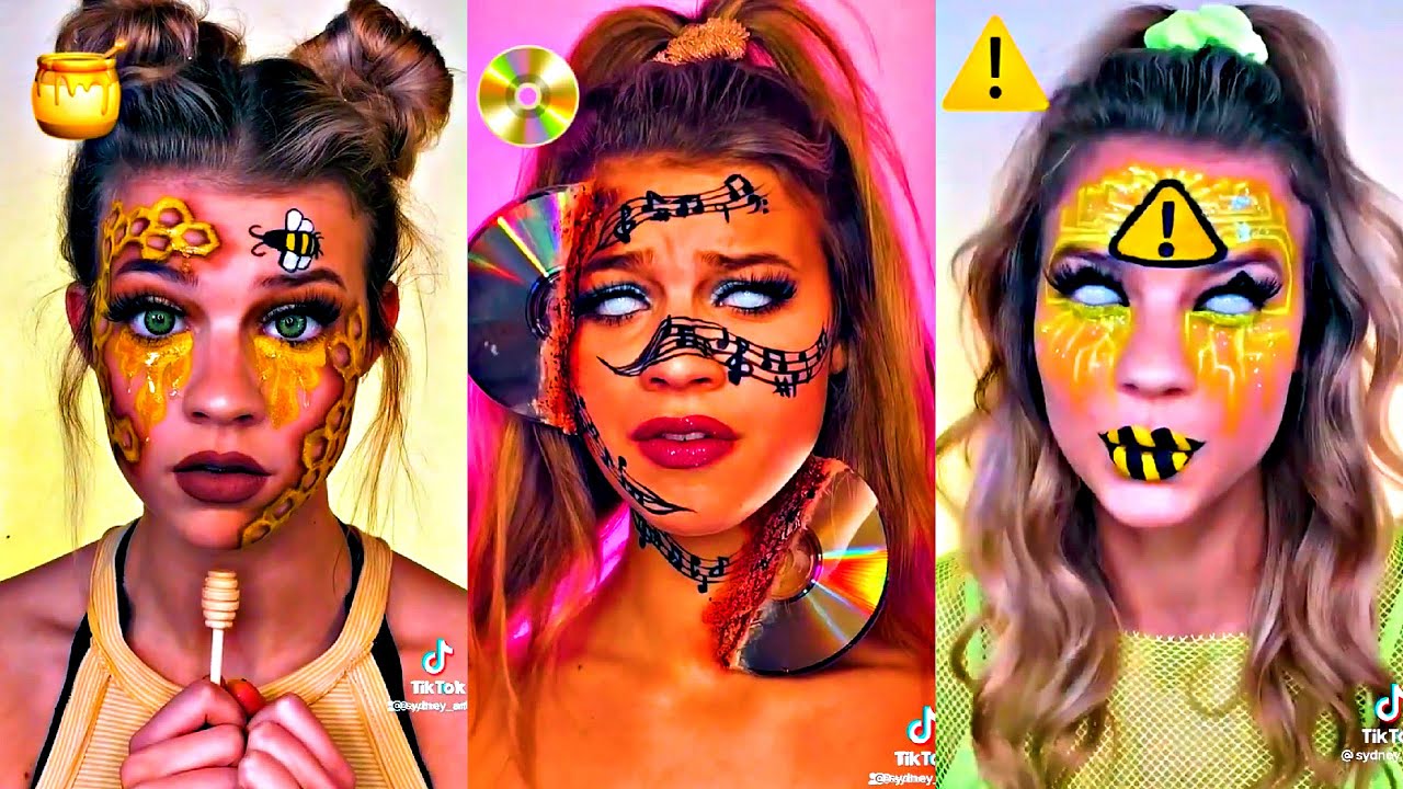 Makeup Inspired By Emojis | TikTok Emoji Makeup Challenge - YouTube