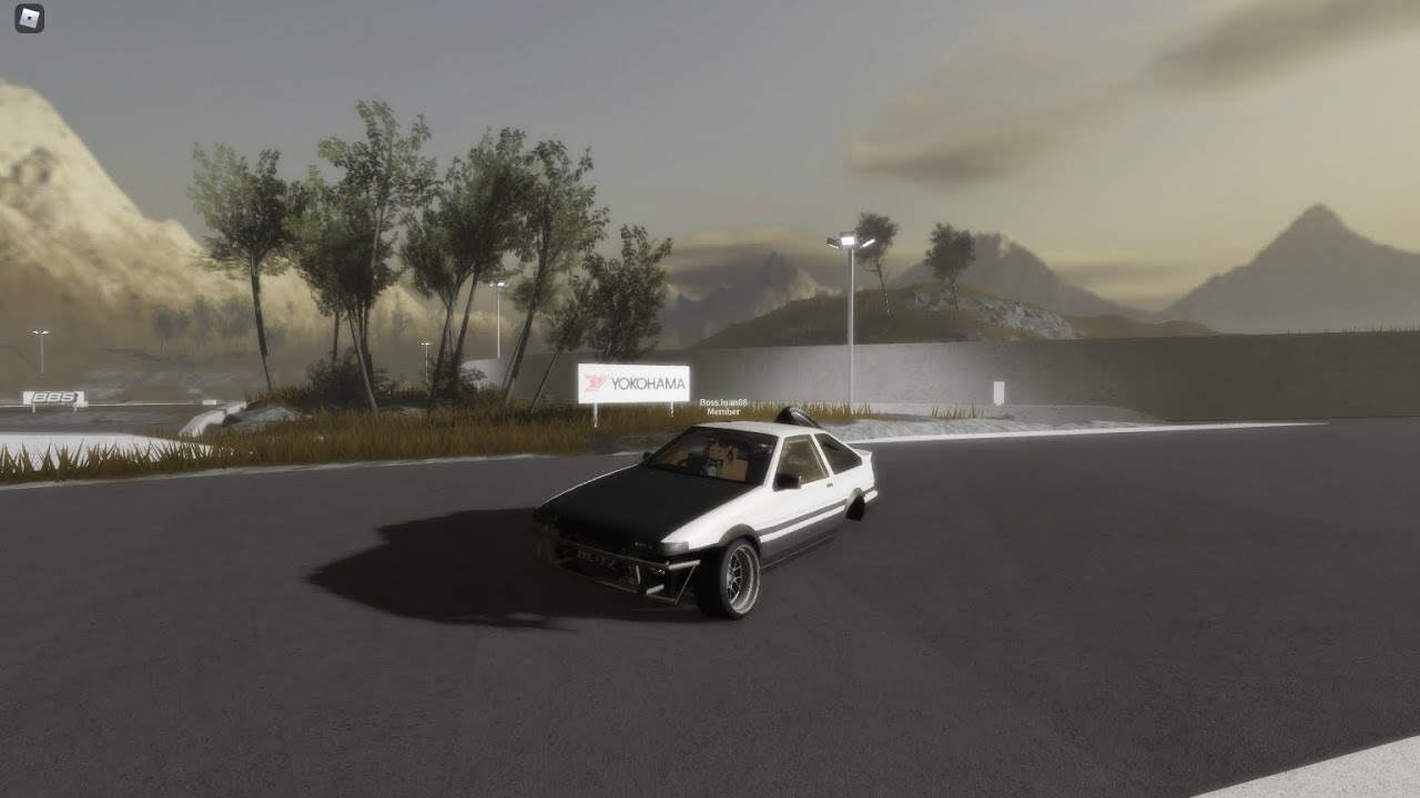 Driting an Toyota AE86 in 3 wheels in $olitary! (Roblox) - YouTube