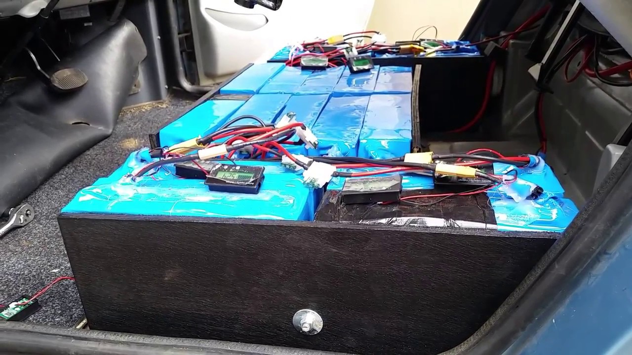 REVA G-WIZ: Lithium ion upgrade - Supports for batteries and 'Fast ...