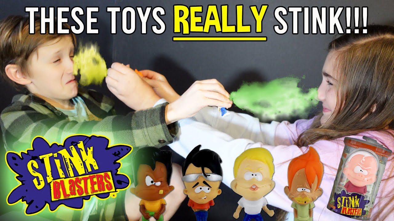 Unboxing INCREDIBLY Smelly "STINK BLASTERS" Toys - Gross Characters ...