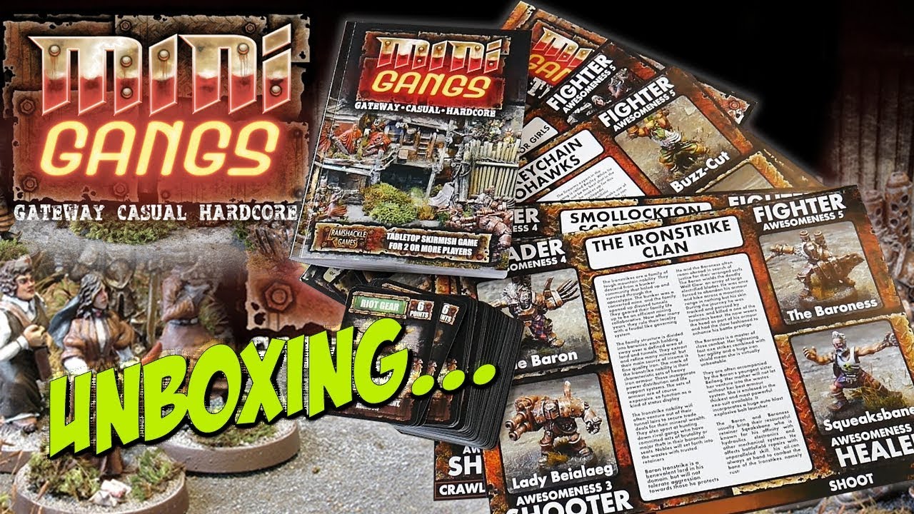 Mini Gangs | Unboxing and Flipthrough - YouTube