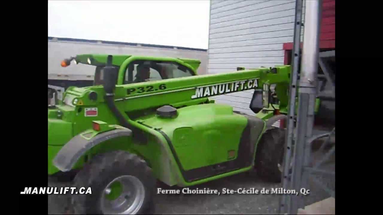 Manulift- Merlo PANORAMIC 32.6 pour volaille / Merlo PANORAMIC 32.6 for ...