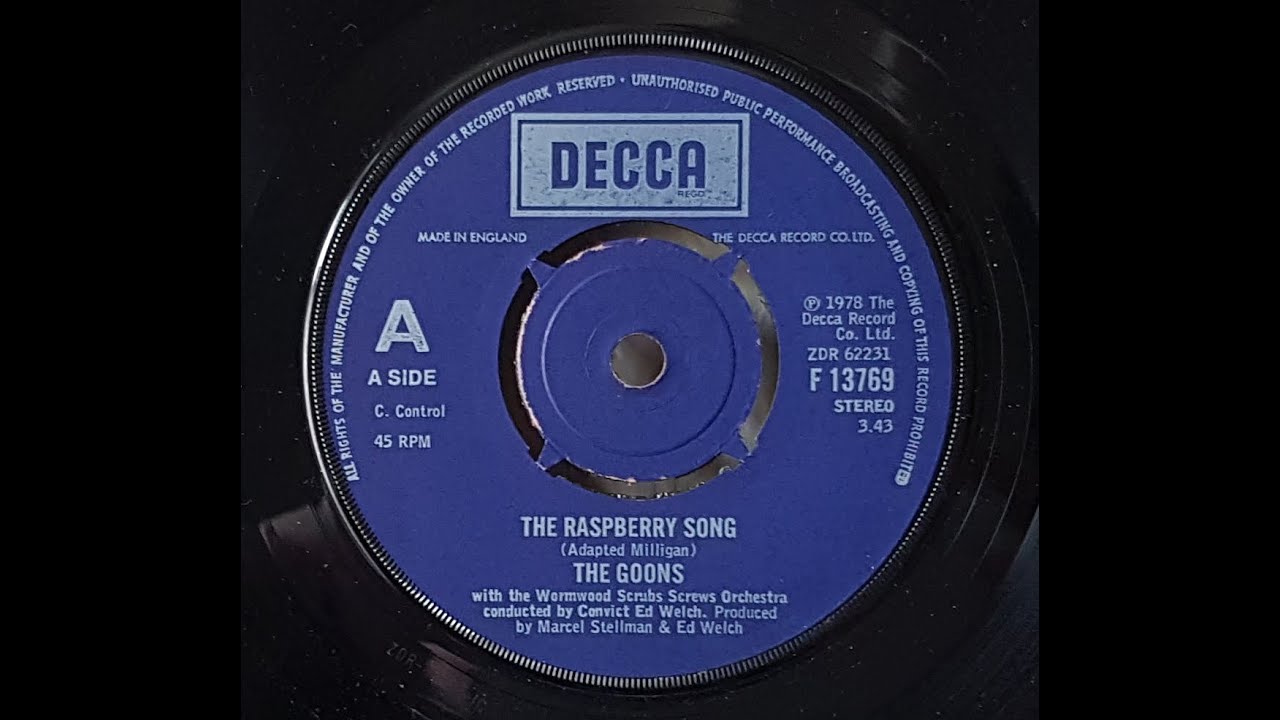 The Goons 'The Raspberry song' 1978 45 rpm - YouTube