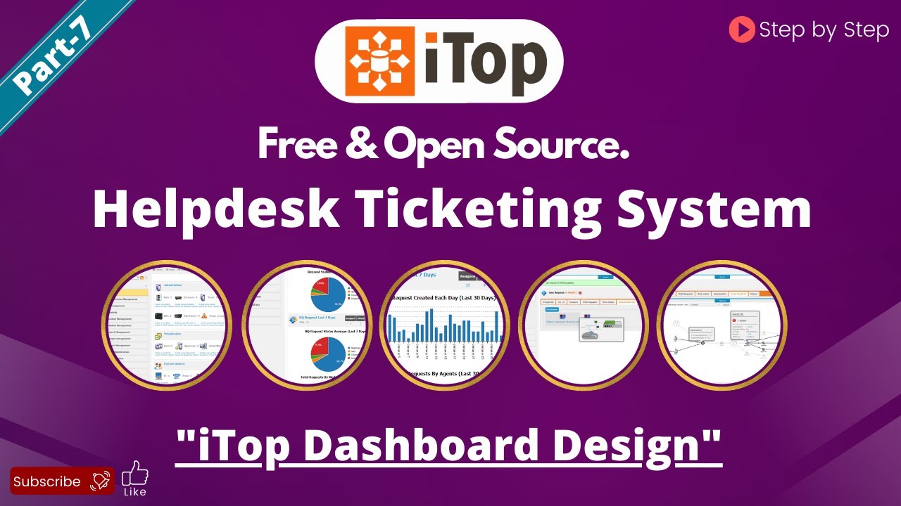 iTop Dashboard Design | IT Ticketing System Detailed Dashboard - YouTube