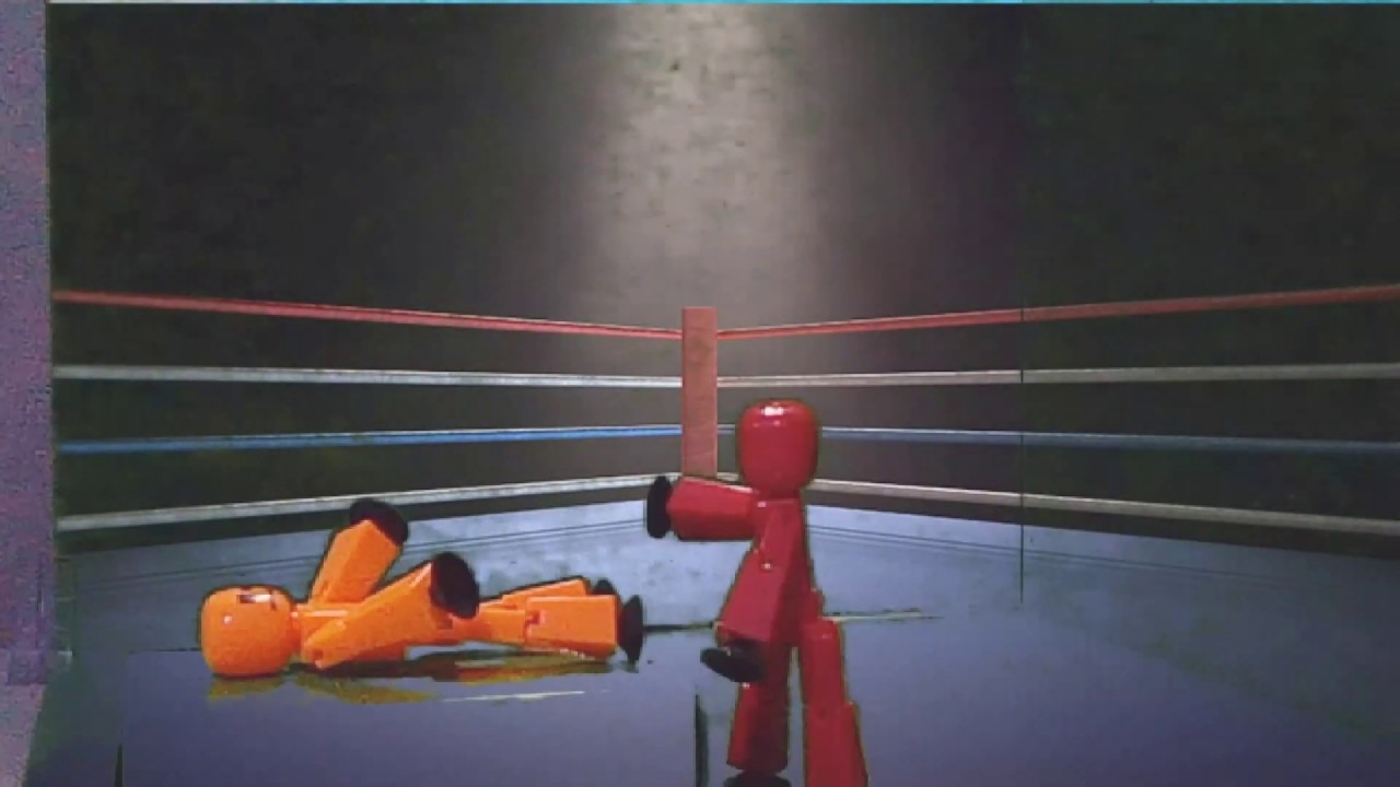 In the fighting ring bots fight! - YouTube