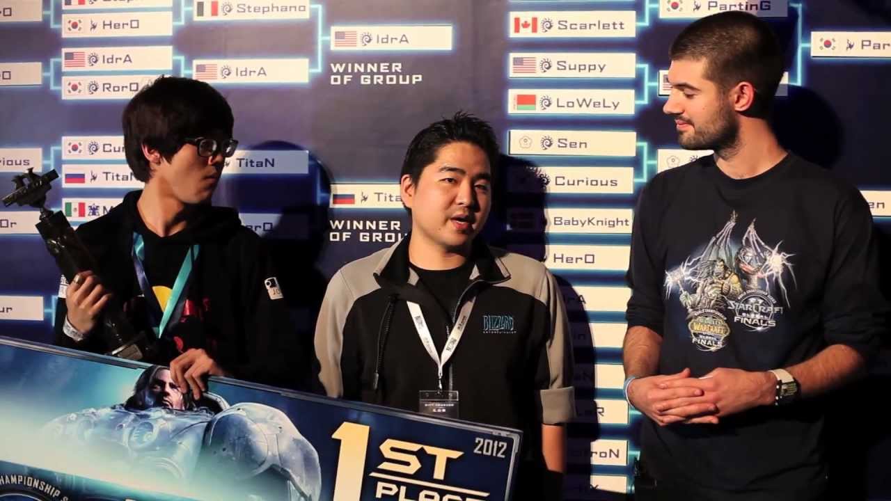 Blizzard Interviews PartinG - StarCraft II Global Champion, 2012 - YouTube