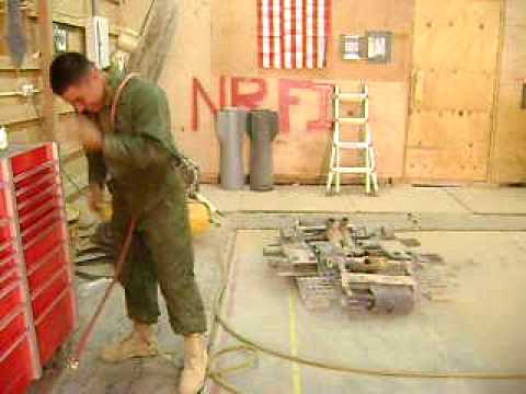 air compresser accident - YouTube