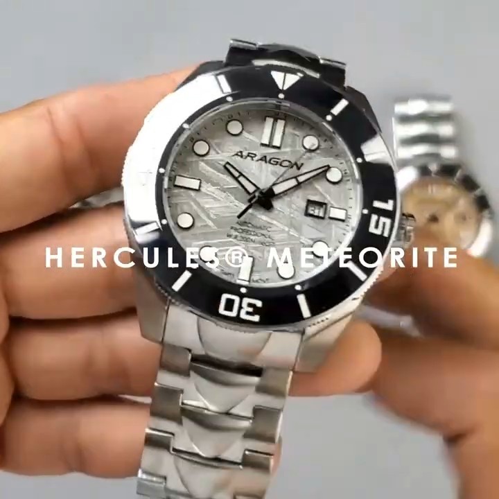 ARAGON® Hercules® Meteorite Swiss Automatic - YouTube