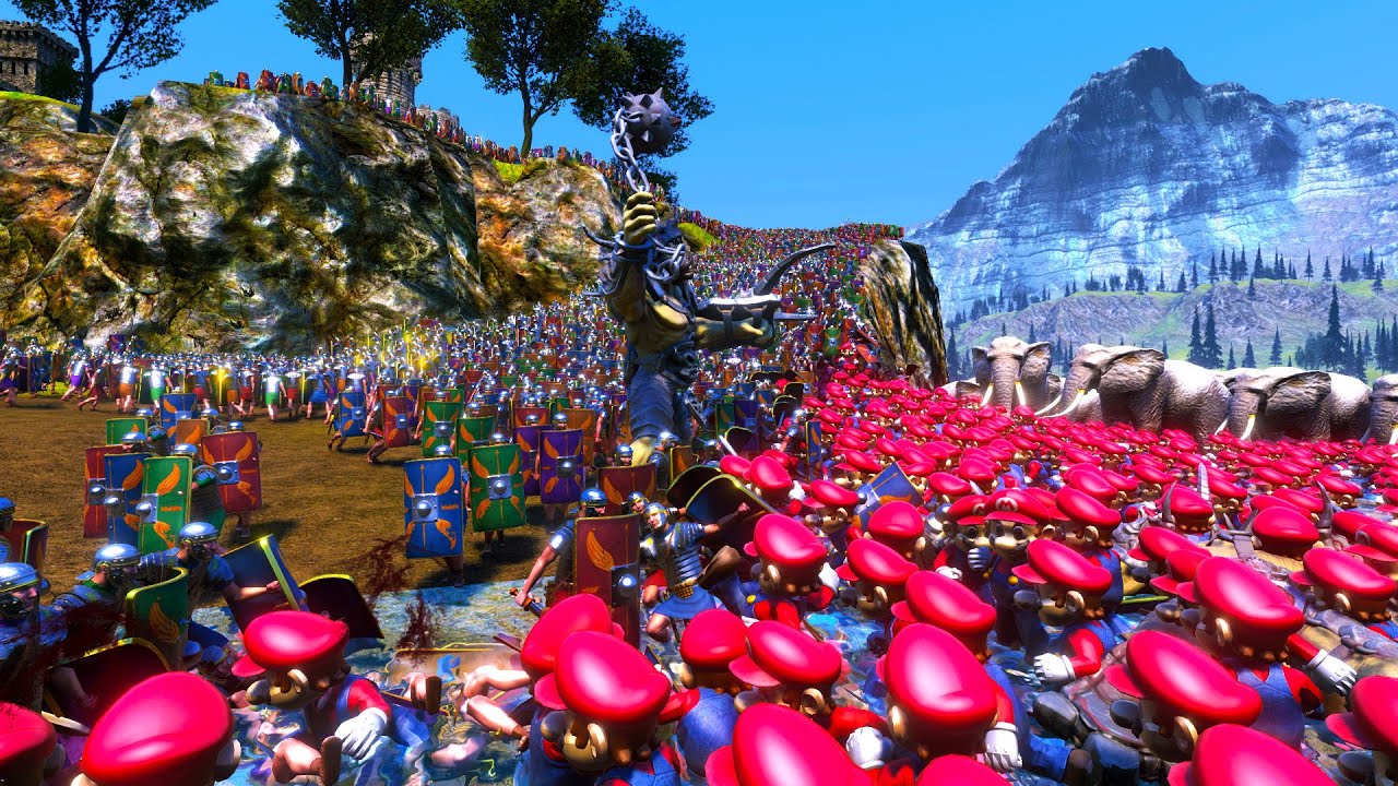 Super Mario Epic Attack on the Romans Kingdom! | Ultimate Epic Battle ...