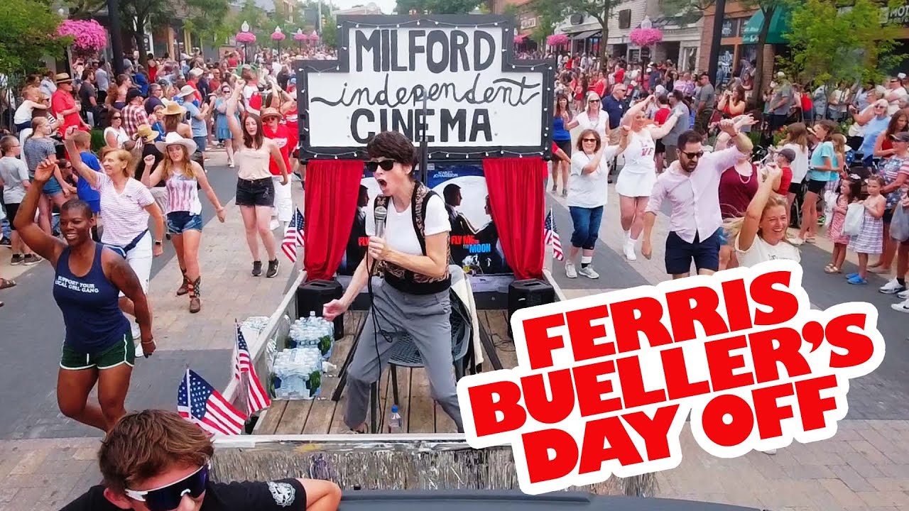 Ferris Bueller's Day Off Parade Dance Scene Flash Mob (Twist And Shout ...