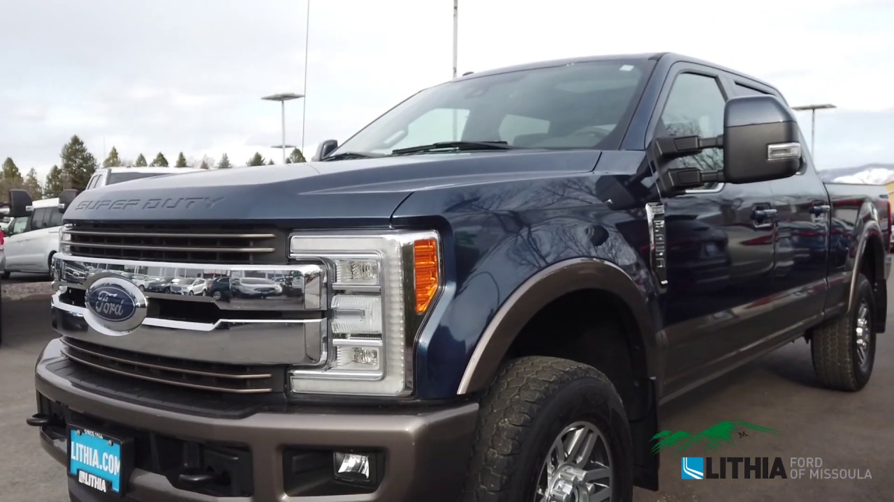 2018 Ford Super Duty F-250 Pickup King Ranch - 1FT7W2B67JEB12132 - YouTube
