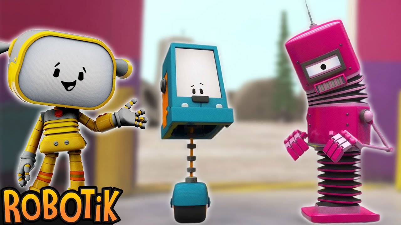Robotik | Hop Along With Beka | Robot Cartoons For Kids - YouTube