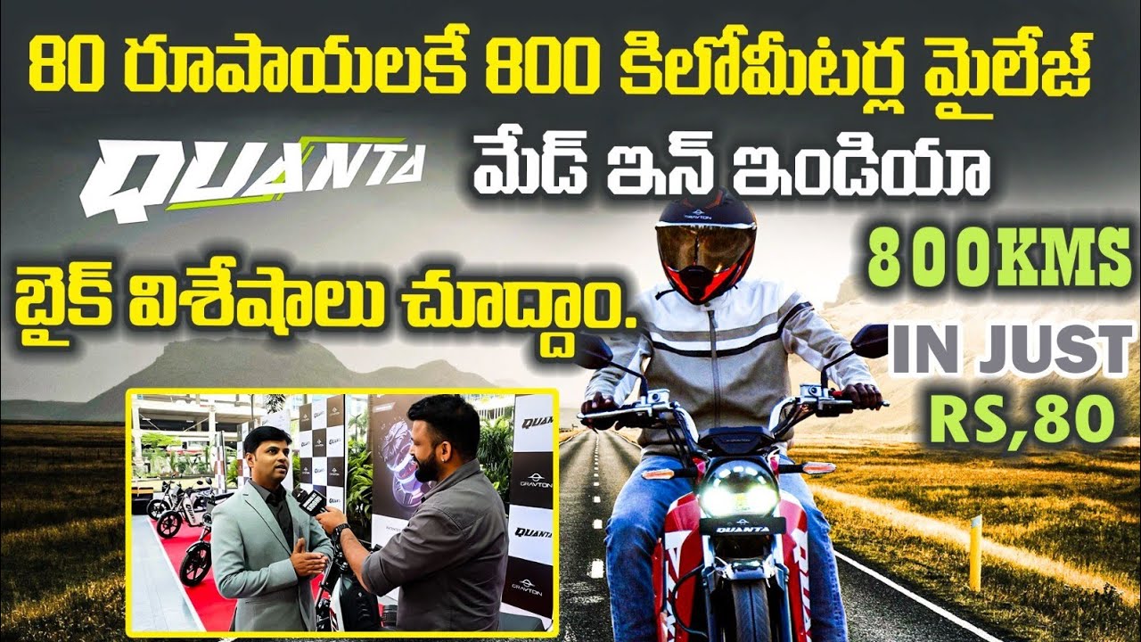 India's First High Performance Electric Motor Vehicle || Gravton Quanta ...