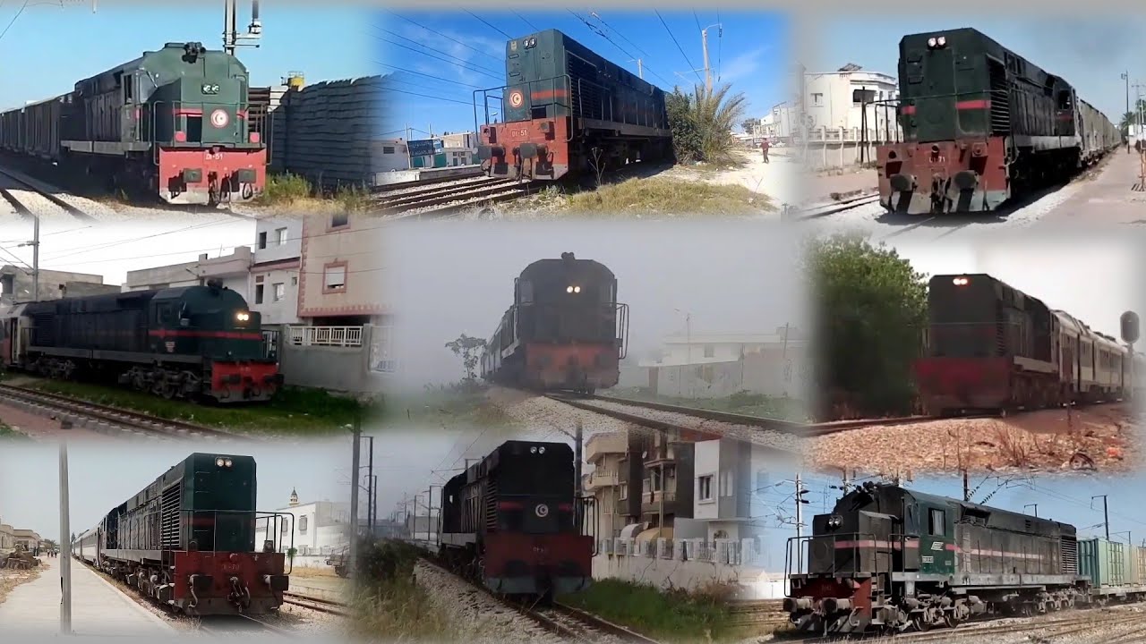 #sncft #LOCOMOTIVES #DI [MLW MX620] #TRAINS #TUNISIE🇹🇳 قطارات #تونس ...