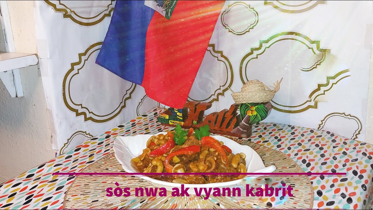 27) Yon bon sòs nwa ak vyann kabrit, manje lakay 🌟🇭🇹🌟 // Recette ...