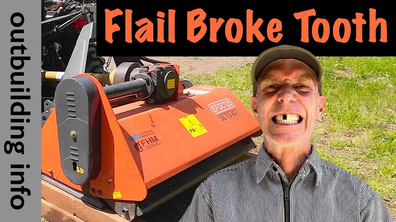 027 - tractor - Offset Flail Maintenance & Tooth Repair - YouTube