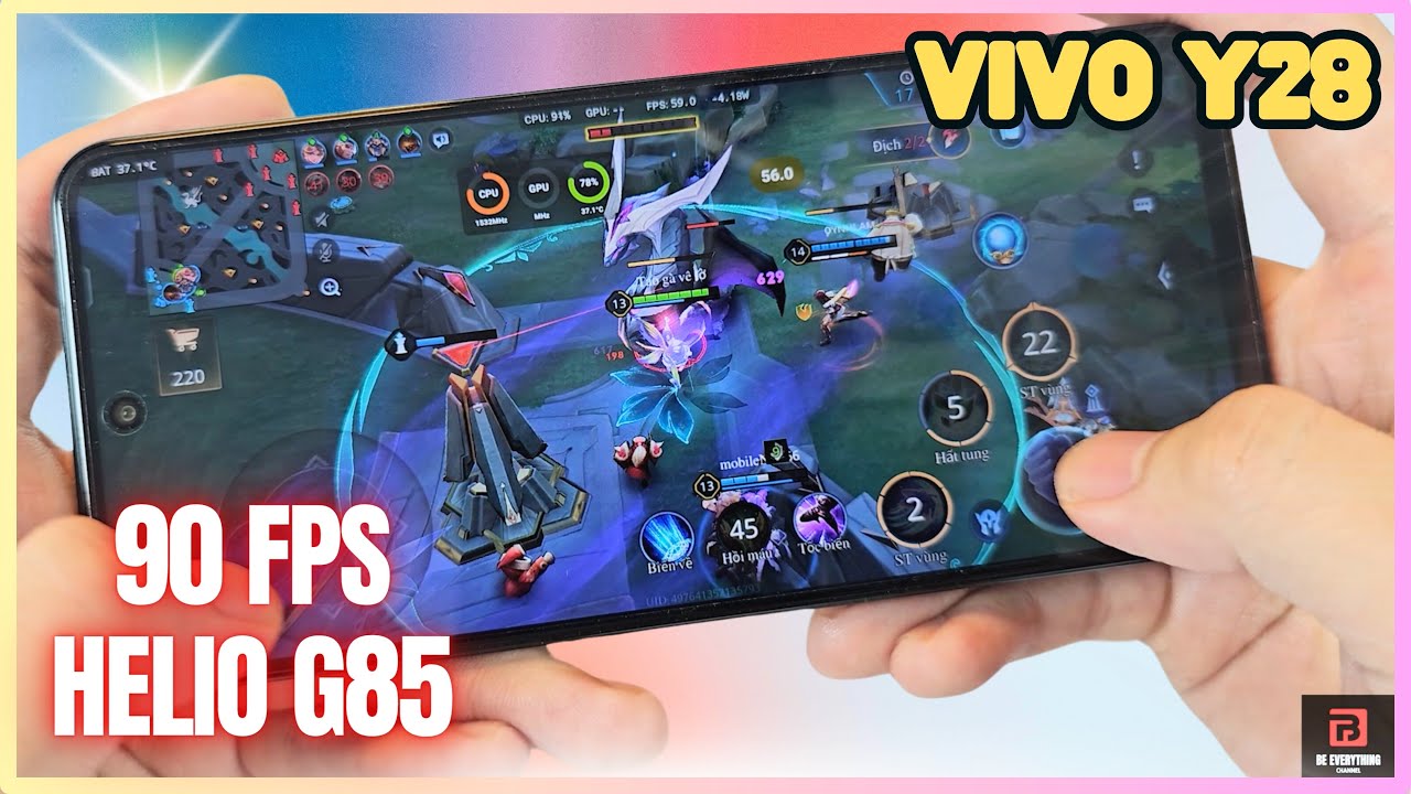 Liên quân 90 FPS Unlock trên Vivo Y28 : Helio G85 có trụ nổi không ...