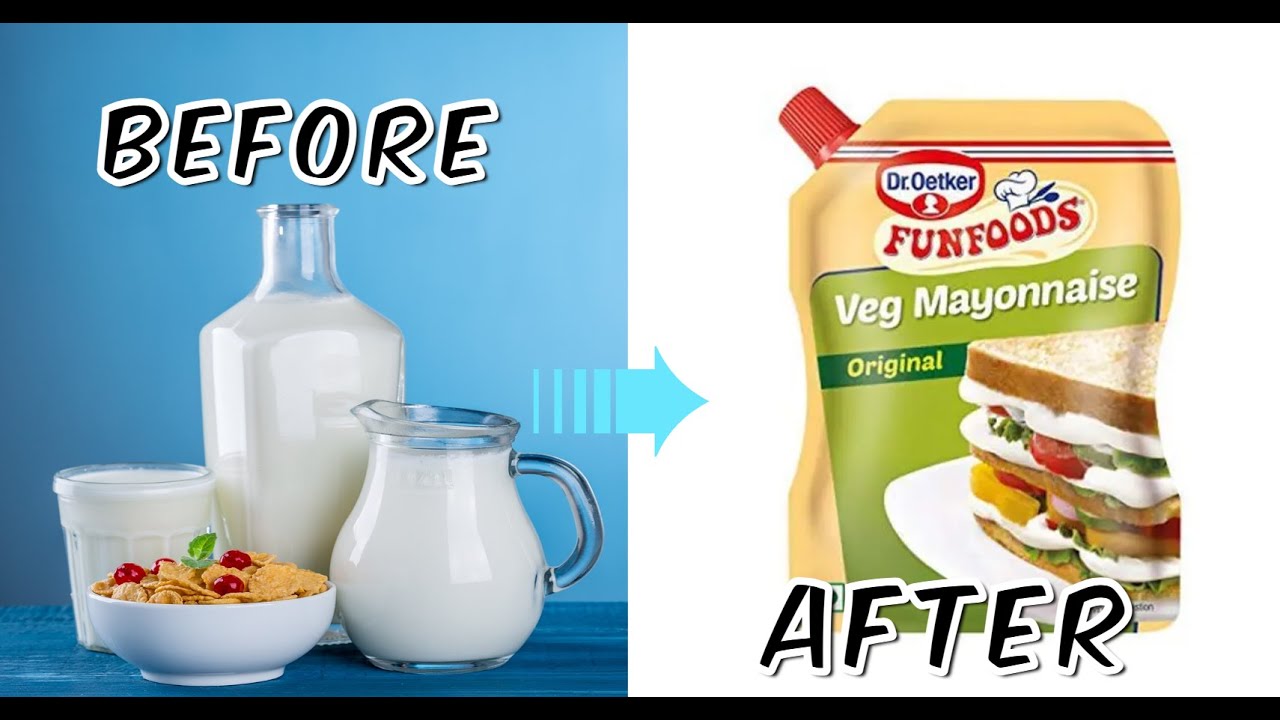 2 min Mayonnaise|| Milk se Mayo|| Without egg mayo - YouTube
