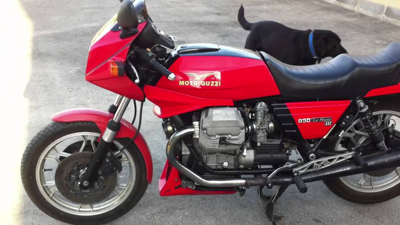 Moto Guzzi 850 LeMans III- 2 - YouTube