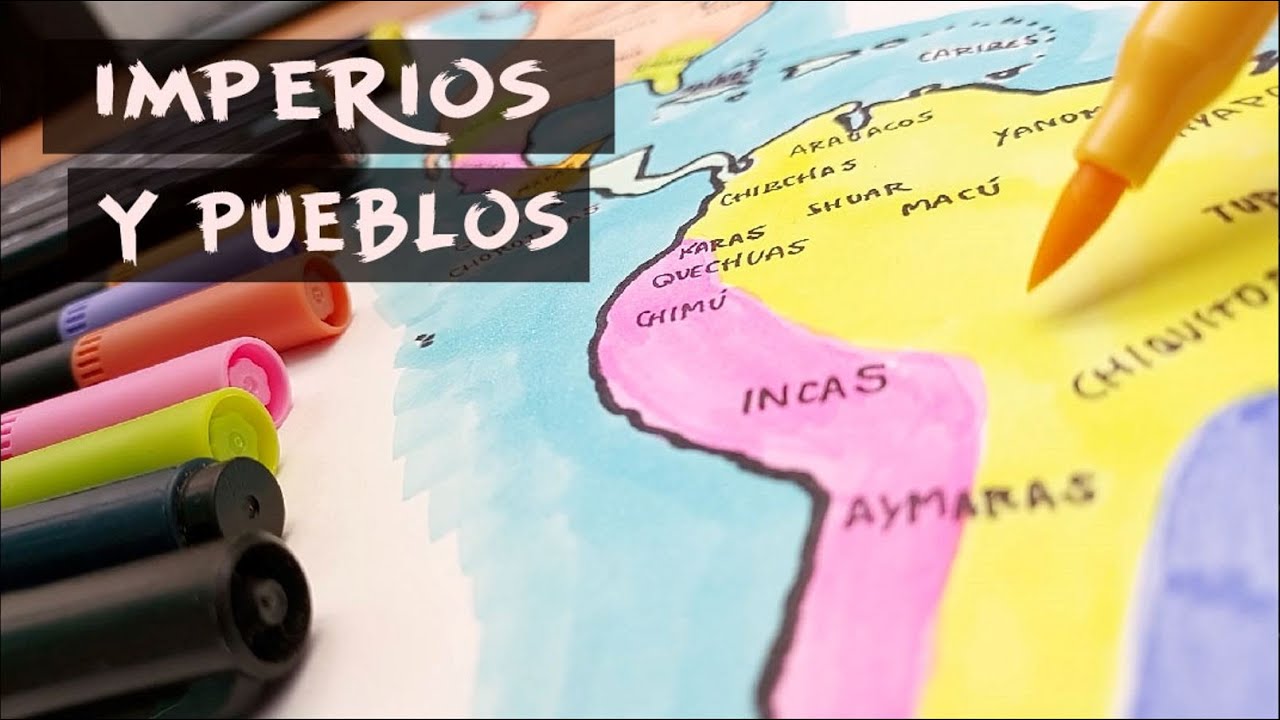 Mapa Civilizaciones Precolombinas De Amrica Conquista Y