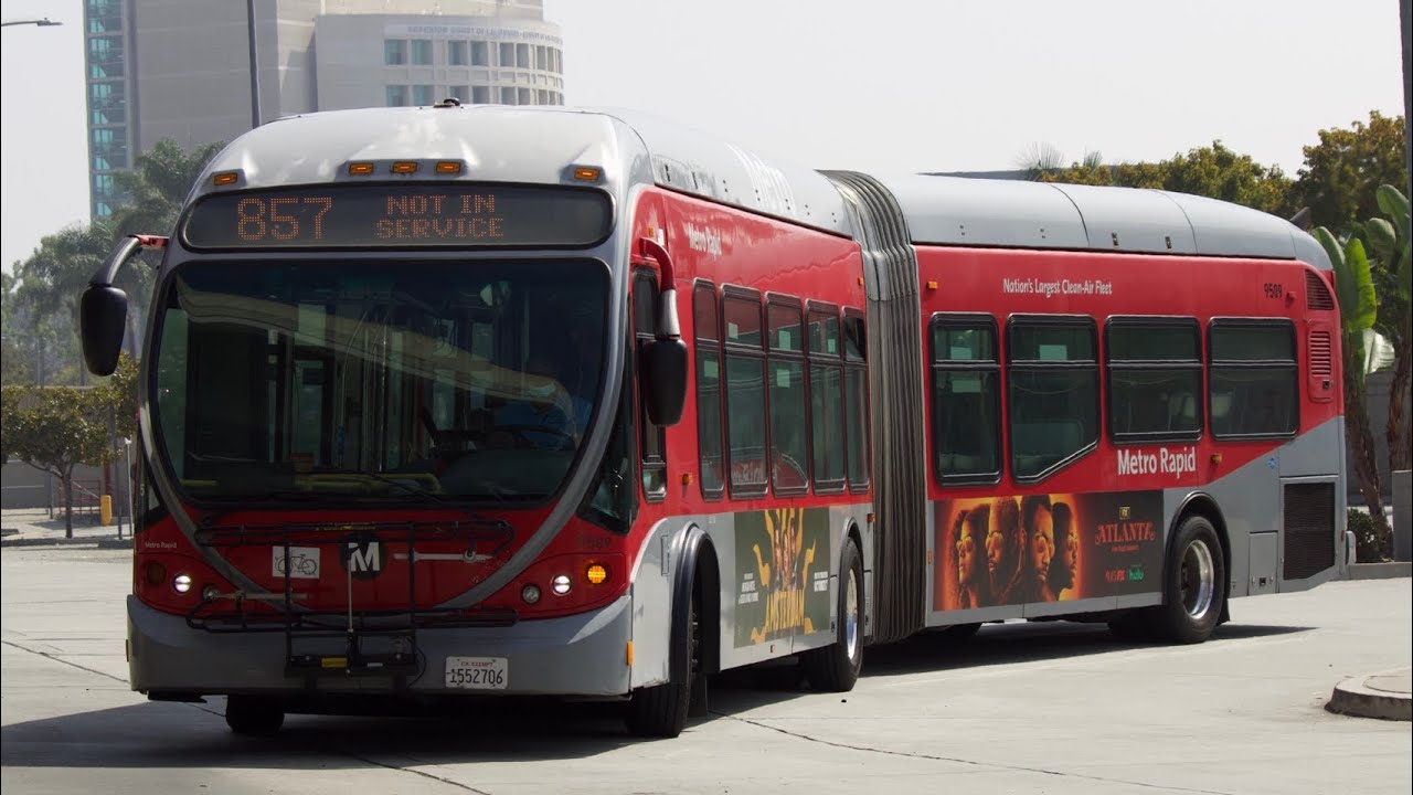 LACMTA 2007 NABI 60-BRT CNG #9509 - YouTube