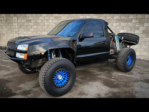 Caged Chevy Prerunner full build description - YouTube