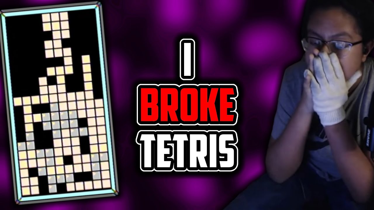 My First GLITCHED COLORS + Level 153 in NES Tetris - YouTube