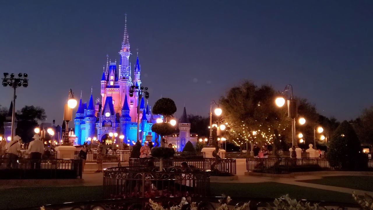 Disney World Background Night