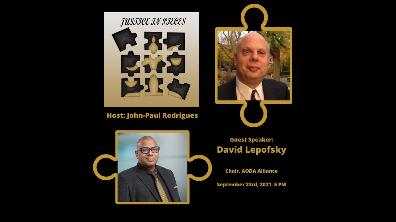 Justice in Pieces Guest Speaker Series: David Lepofsky - YouTube