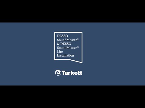 Tarkett DESSO SoundMaster installation