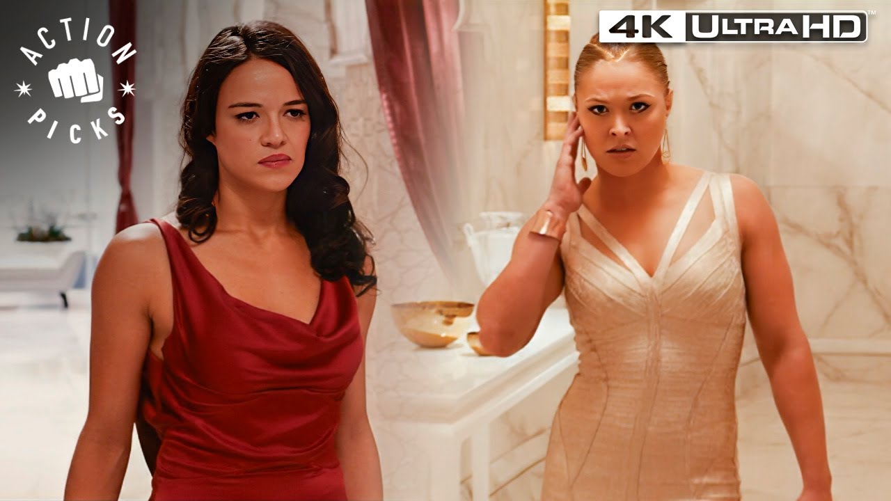 Ronda Rousey's Crazy Fight Scene | Furious 7 4k HDR - YouTube