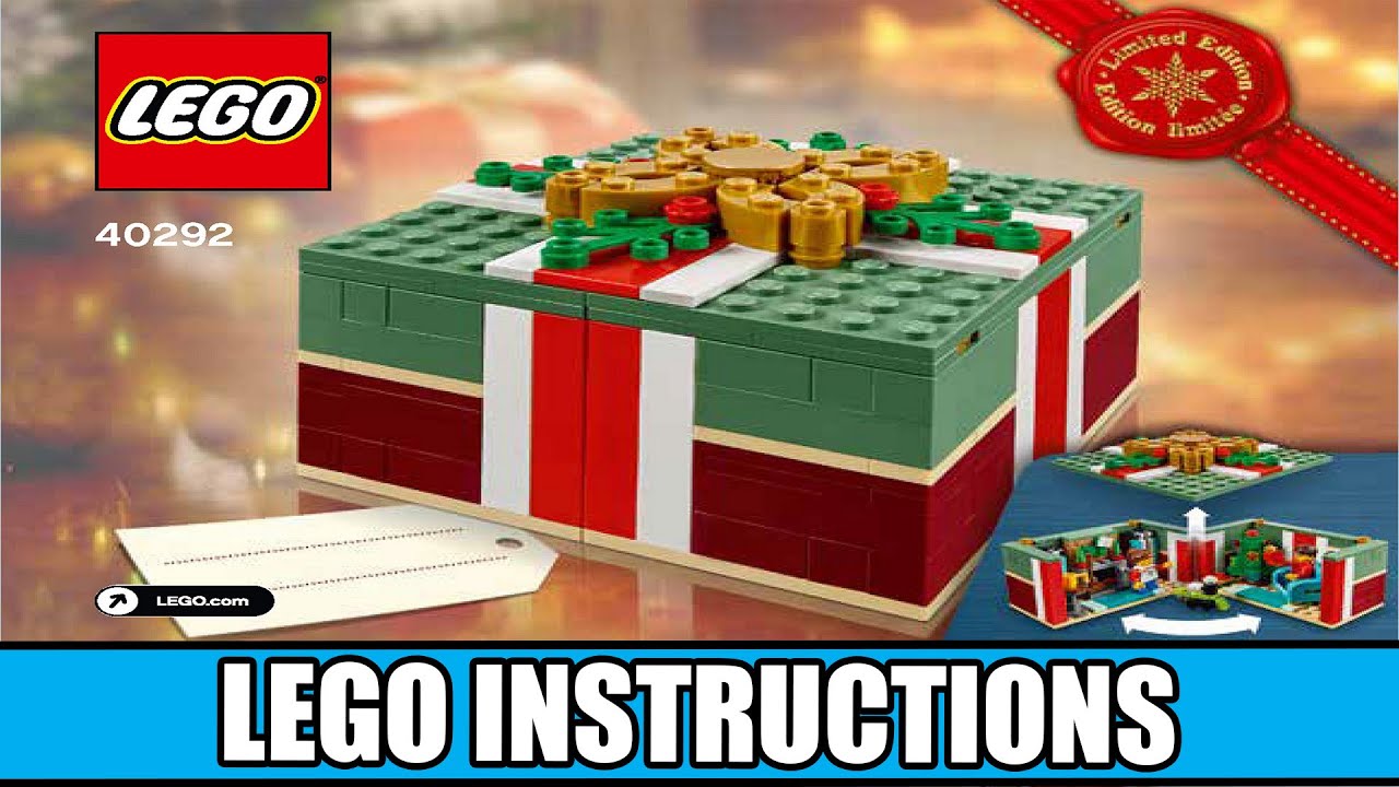 LEGO Instructions - Seasonal - 40292 - Christmas Gift Box - Christmas ...