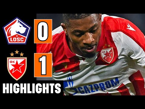 Lille vs Crvena zvezda 0-1 | Highlights | Franklin Tebo Uchenna Goal | EUROPA LEAGUE 2025/26 | LOSC