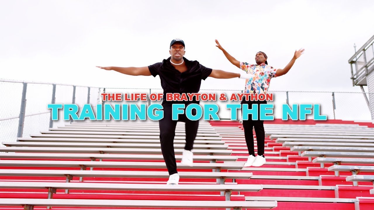 The Life of Brayton & Aython: Training for the NFL - YouTube