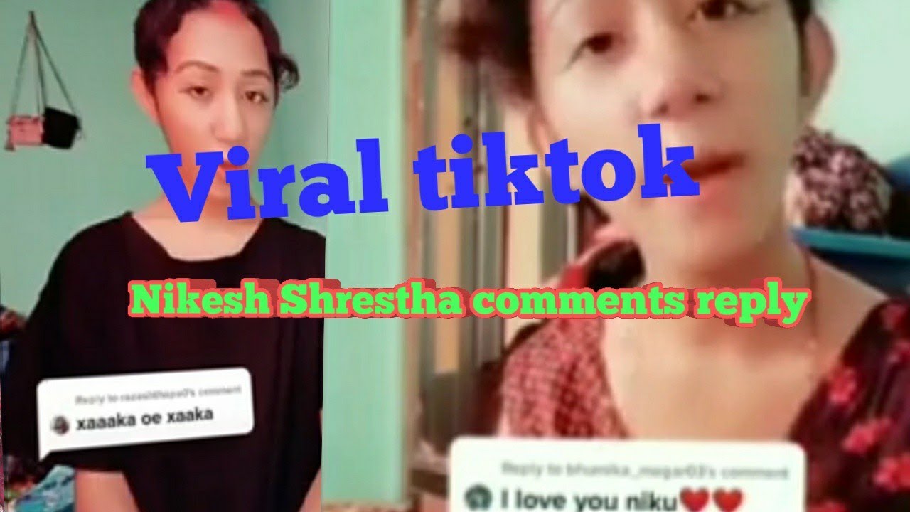 Nikesh Shrestha response to negative comments reply tiktok viral Nikesh Shrestha new video - YouTube