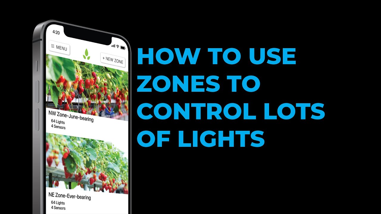 Software defined zones - GrowFlux lighting controls - YouTube