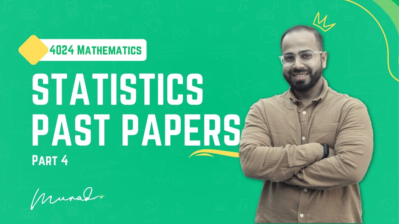 Statistics | Past Papers 2011 | Practice Session | Mean Mode Median ...