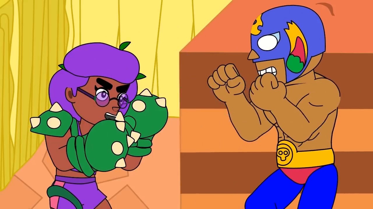Rosa VS El Primo Brawl Stars Animation (Nebastop Games) - YouTube