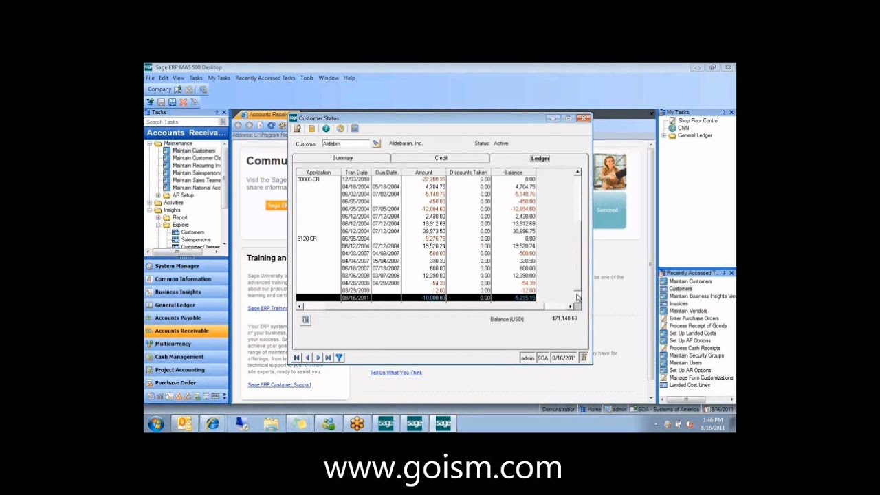 New Features in Sage MAS 500 ERP v7.4 - YouTube