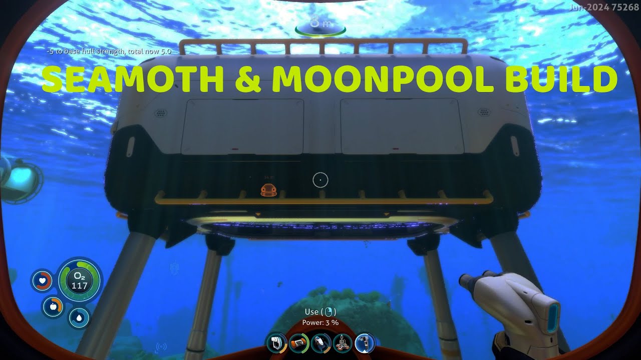 Seamoth Built! Docking It in My New Moonpool Part - 5 - YouTube
