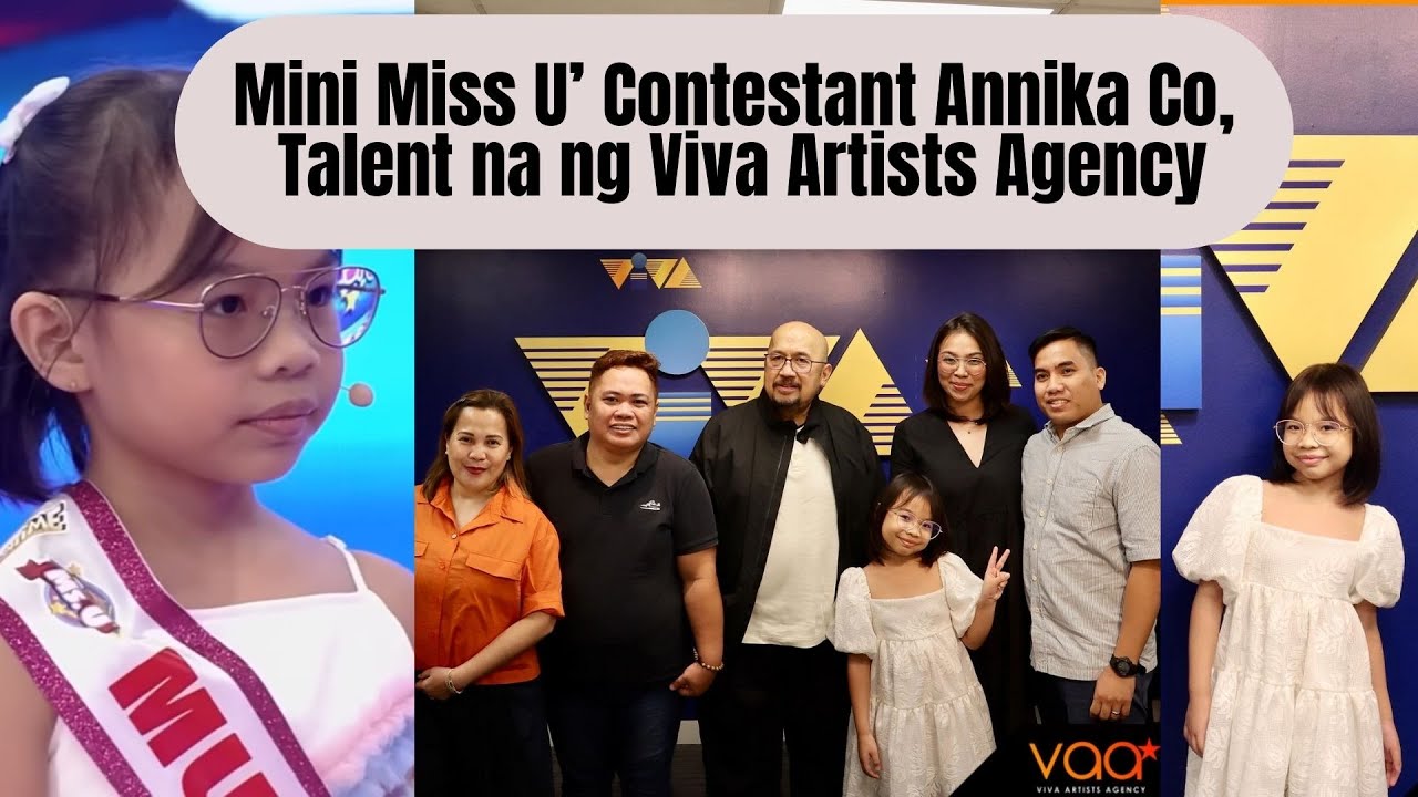 Mini Miss U’ Contestant Annika Co, Talent na ng Viva Artists Agency ...