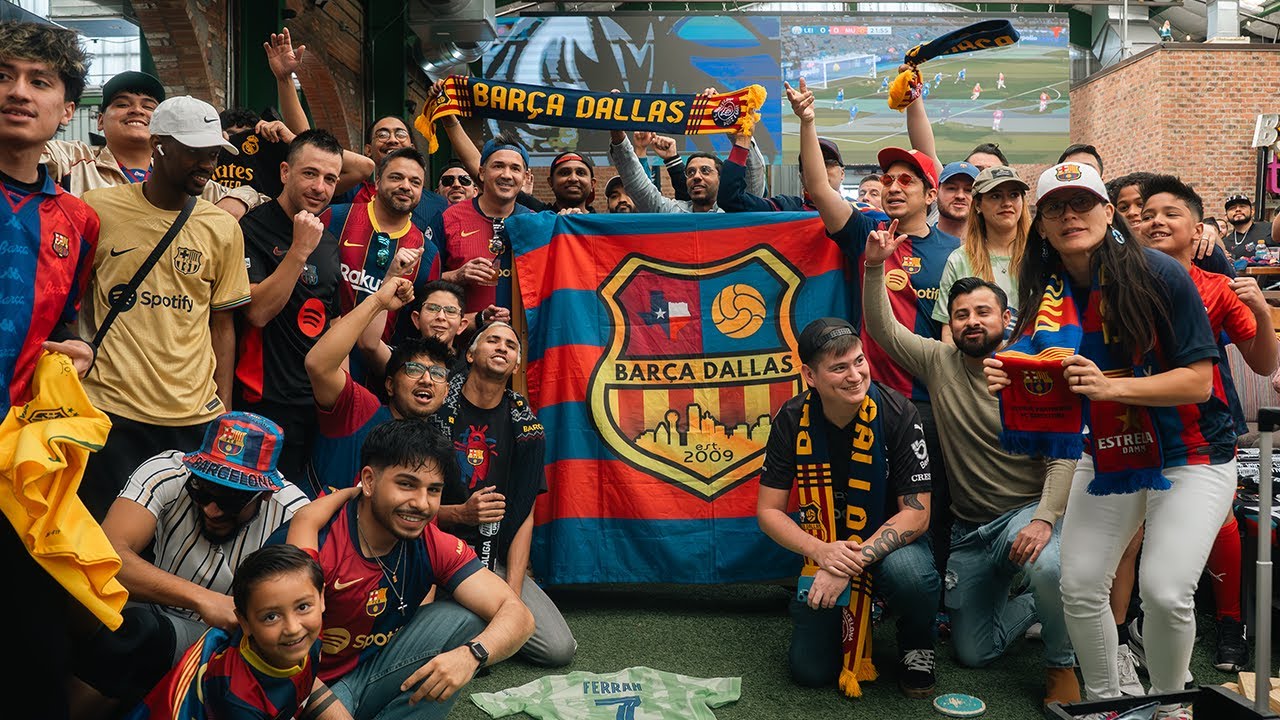 Dallas went CRAZY for our Atletico Madrid vs Barcelona watch party ...