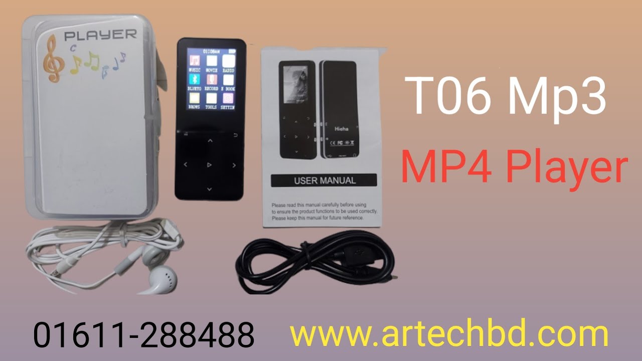 T06 Mp3 Mp4 Player BD | AR TECH BD | Bangla Unboxing Review | 2023 ...