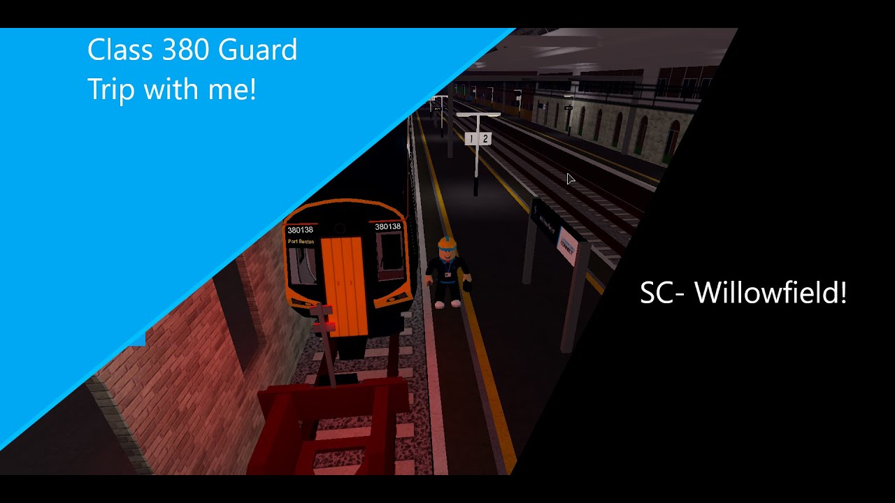 Guarding a SCR Class 380 from SC- Willowfield! - YouTube