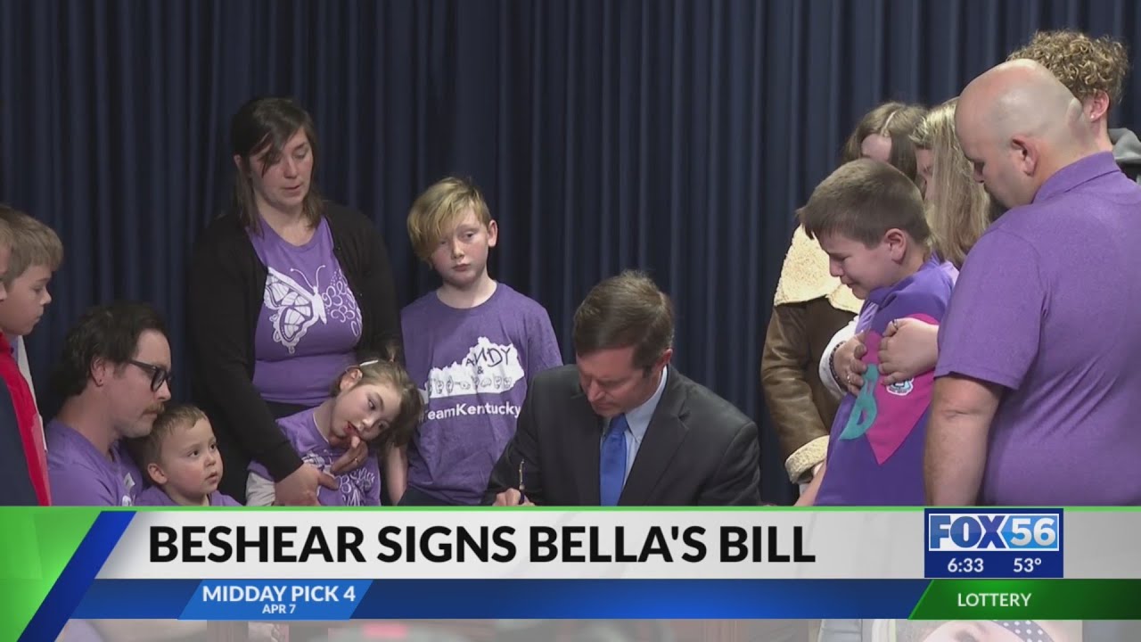 Gov. Beshear signs Bella's bill, expanding infant screenings to include ...