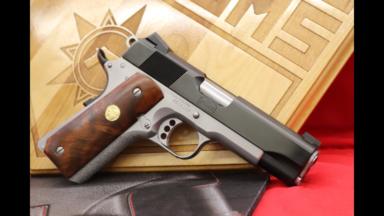 Early 90's Wayne Novak Custom Colt -- Combat Commander 45 ACP - YouTube