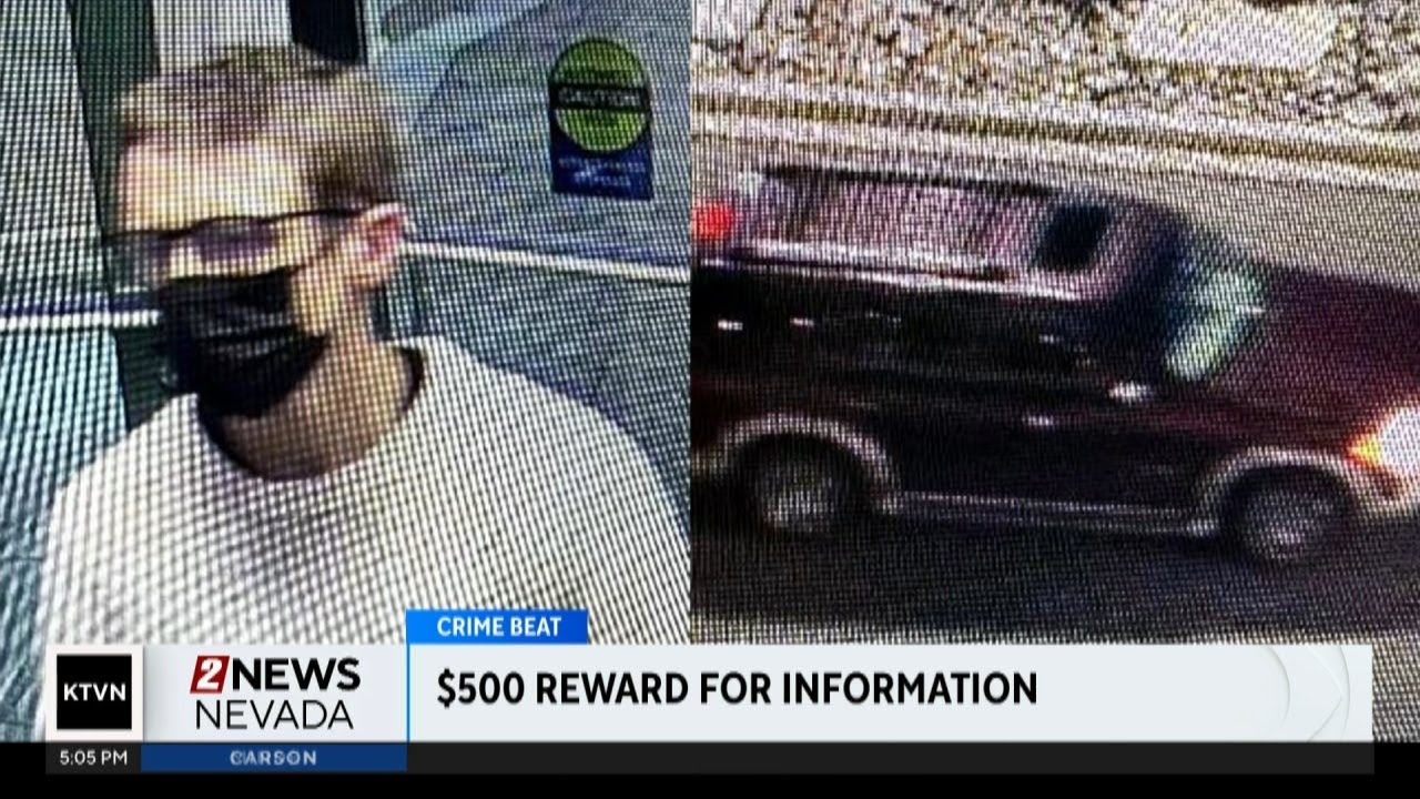 Sparks police looking for larceny suspect; reward offered - YouTube
