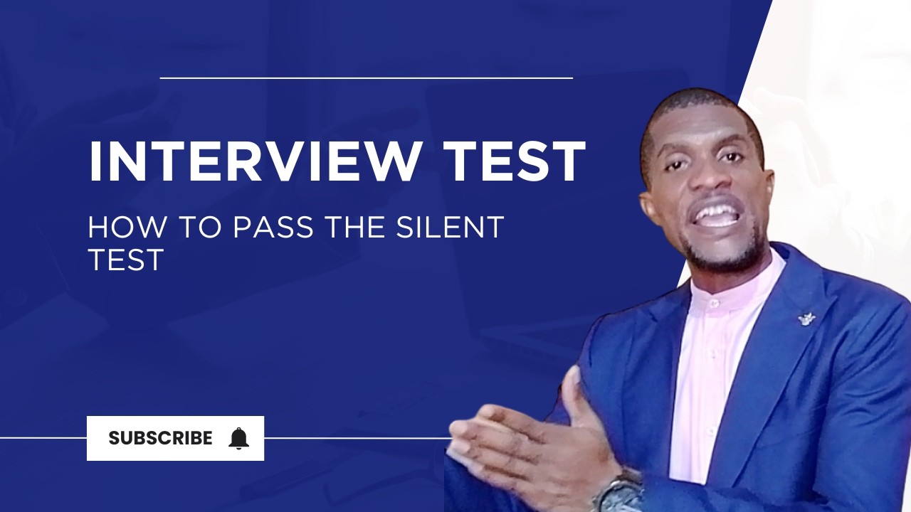 How to pass Silent Test in any Job Interview (SILENT TEST) || INTERVIEW ...