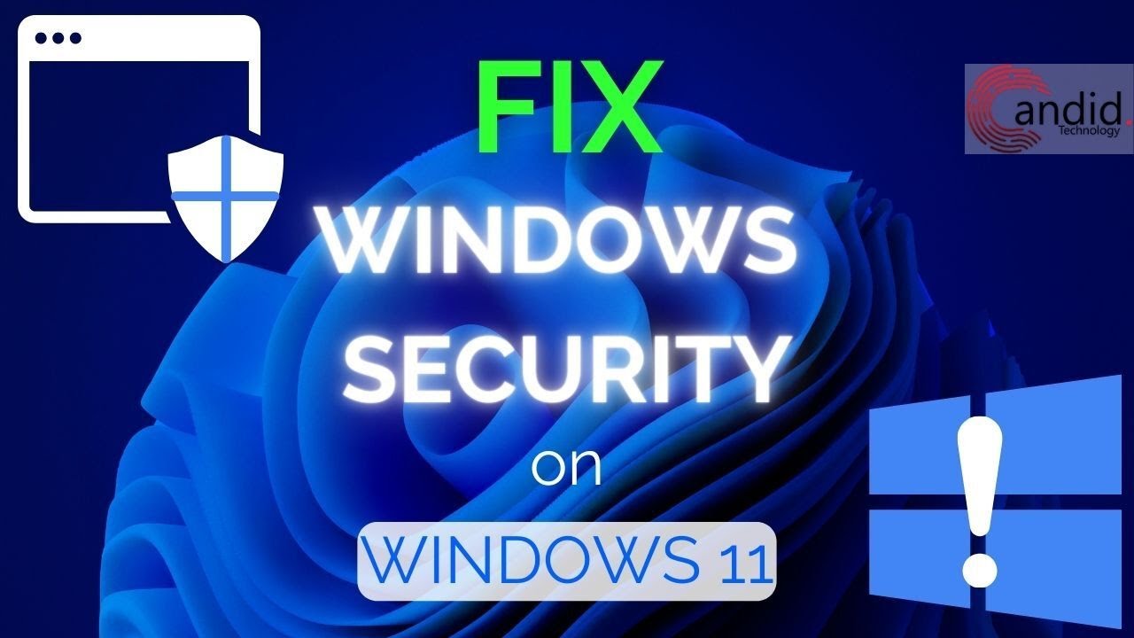 Fix: Windows Security not working in Windows 11 - YouTube